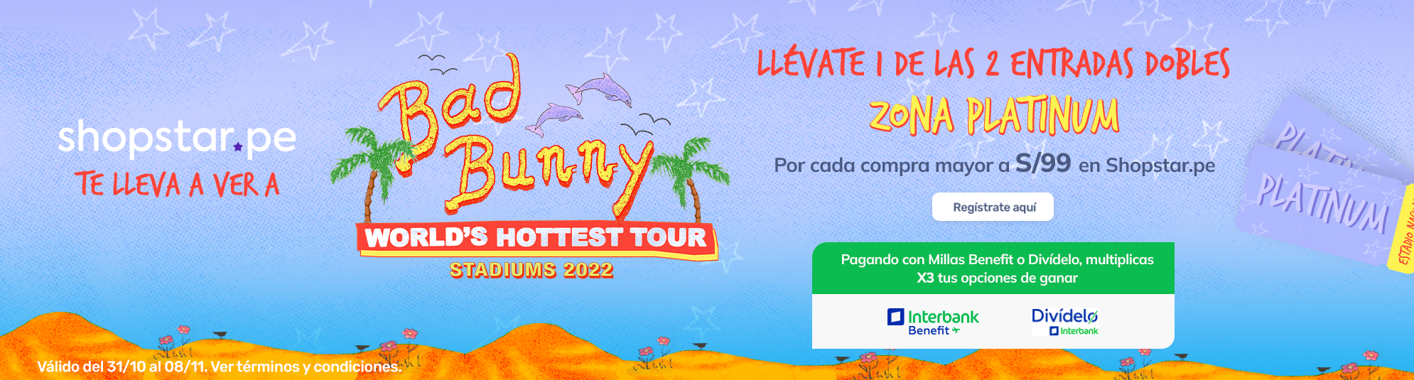 Shopstar: Sorteo Bad Bunny